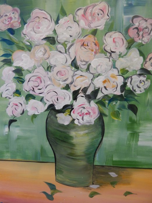 Van Gogh White Roses Paint and Sip! | We Heart Astoria